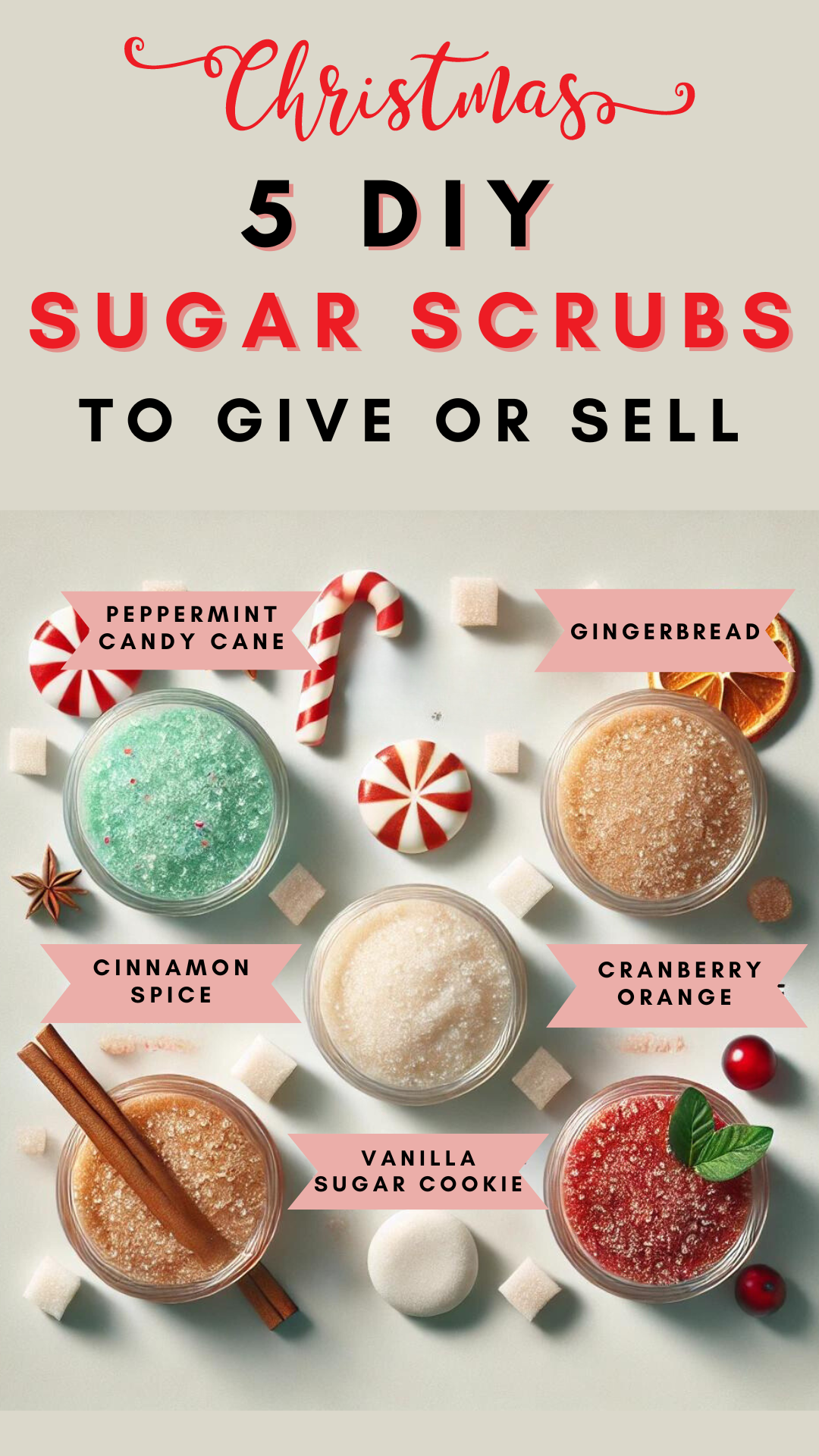 5 Easy Homemade Christmas Sugar Scrub Recipes Everyone Will Love!