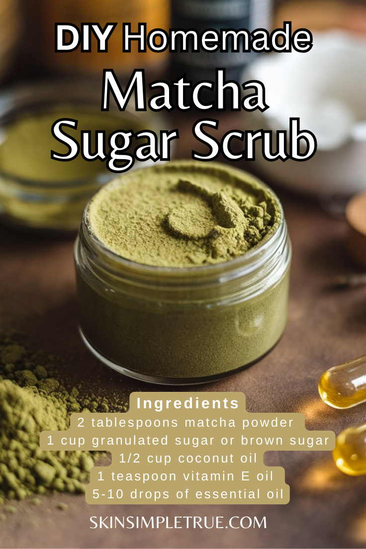 Easy DIY Matcha Body Scrub You Can Make It At Home In Minutes